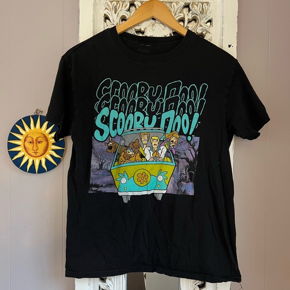 Scooby-Doo! | Shirts | Scooby Doo Adult Black Short Sleeve Graphic Tshirt Size Small | Poshmark
